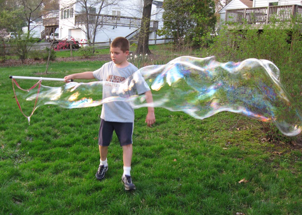 Technique: Blowing Bubbles With The Magic Bubble Wand