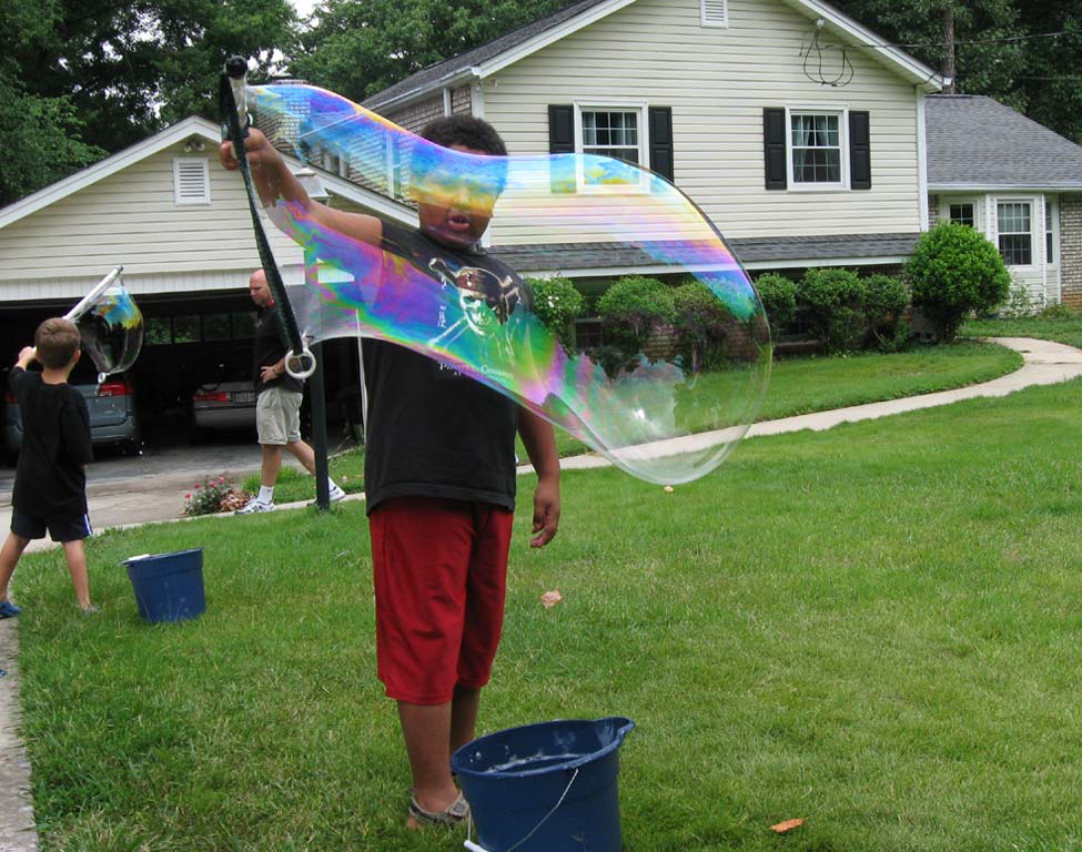 Technique: Blowing Bubbles With The Magic Bubble Wand